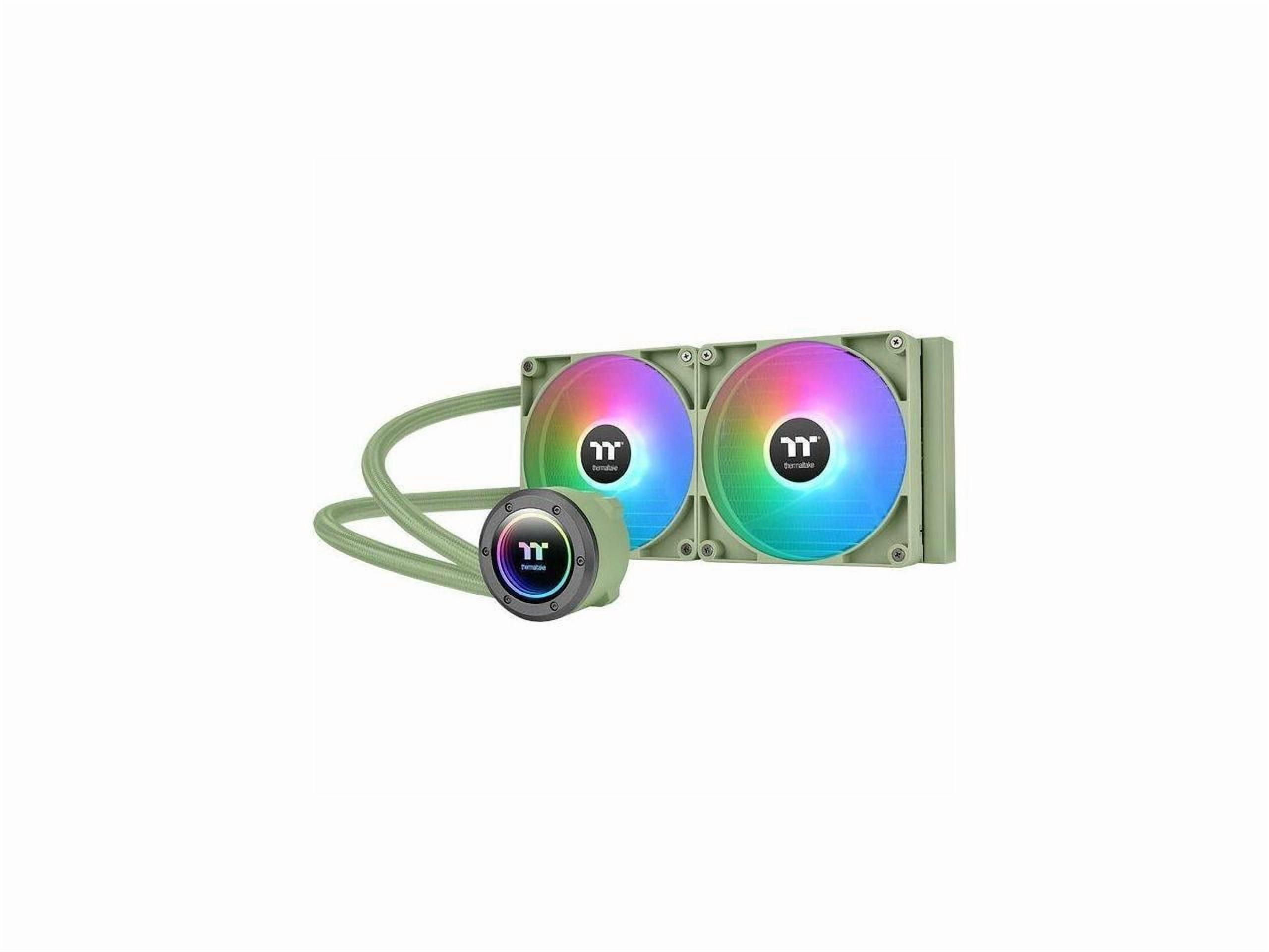 Thermaltake TH280 V2 ARGB Sync All-In-One Liquid Cooler, Matcha Green ...