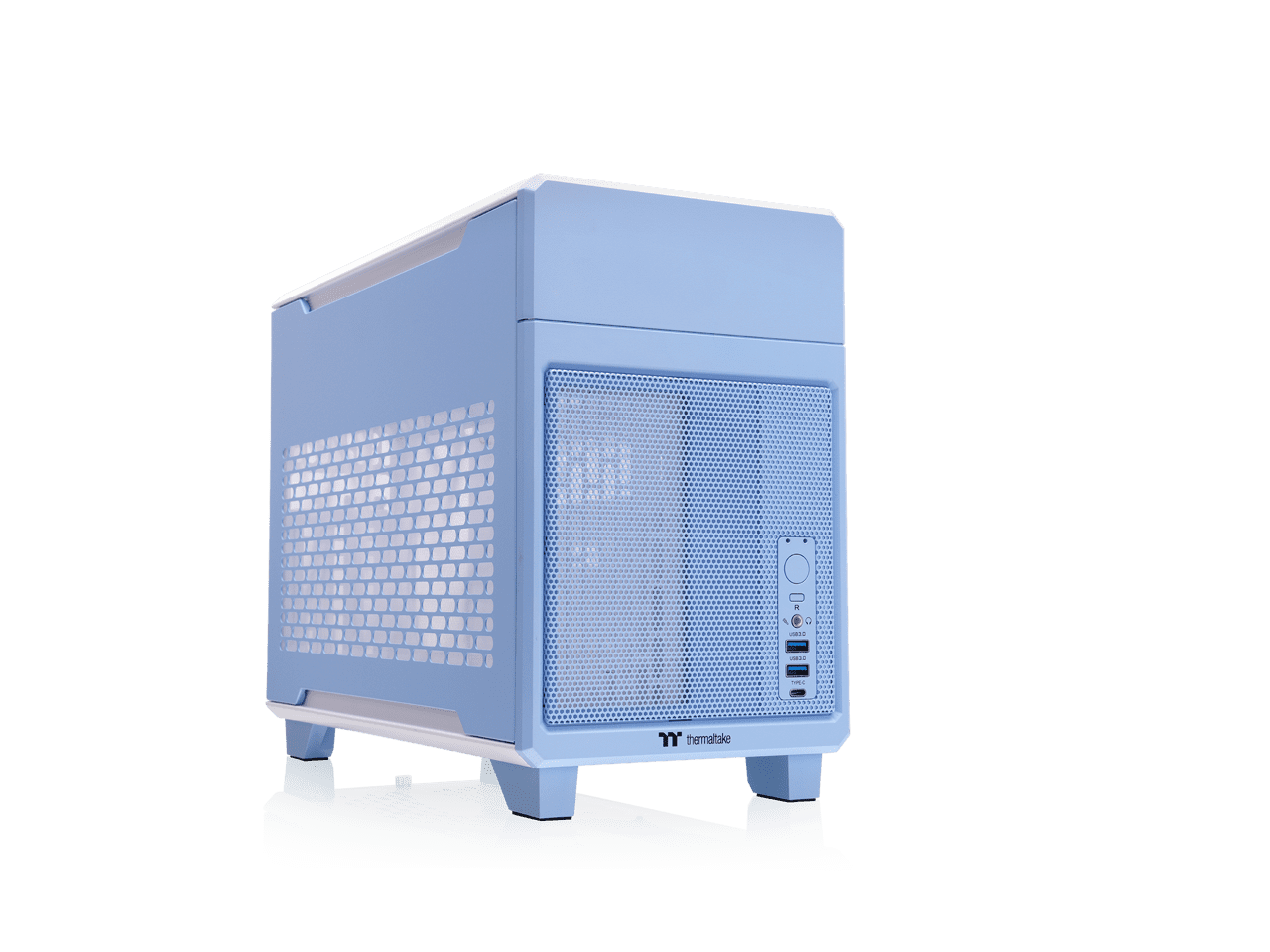 Thermaltake TR100 SFF Chassis; mITX Support 18.9 Liters PCIe 4.0 Riser ...