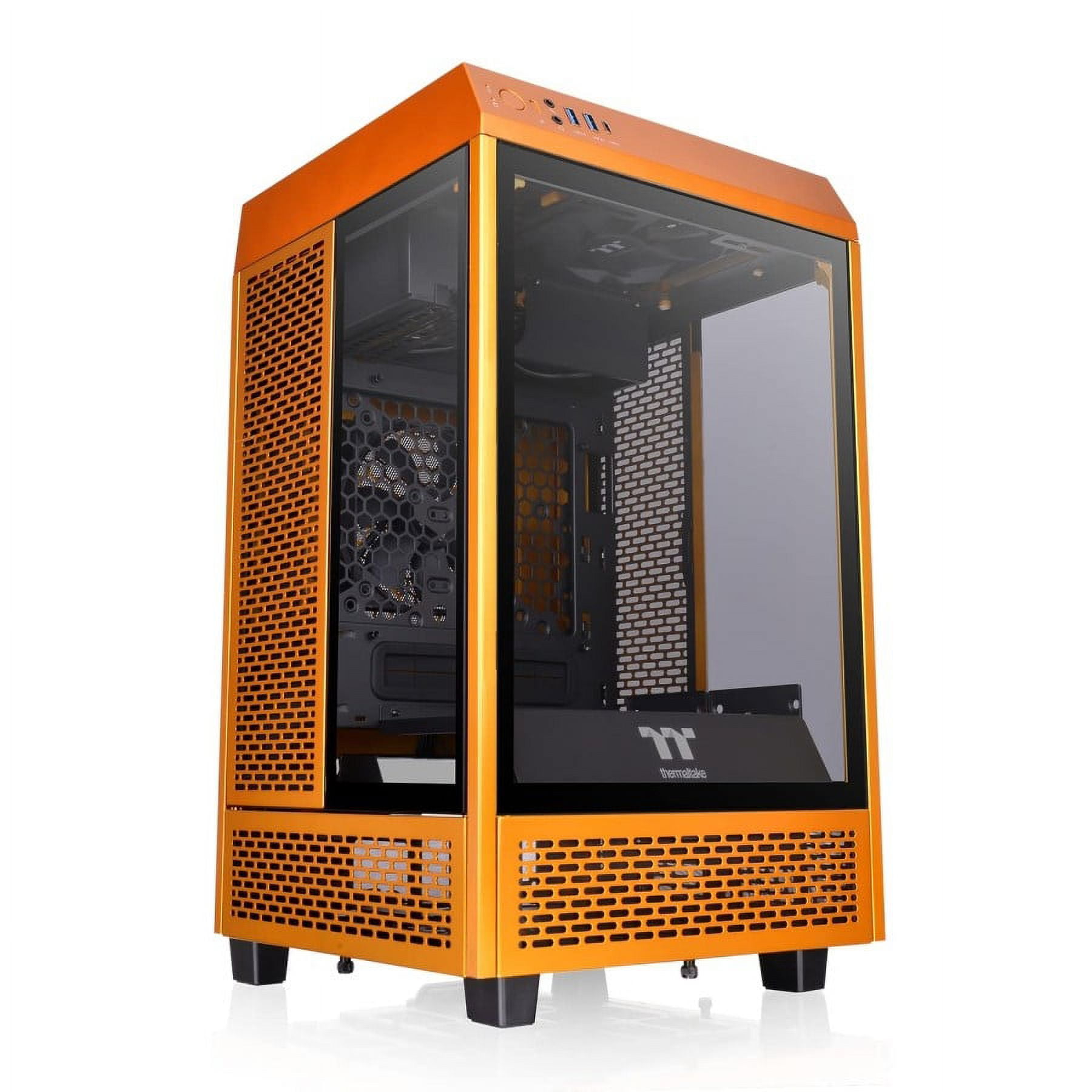 Thermaltake Tower 100 TG Computer Case, Metallic Gold - Walmart.com
