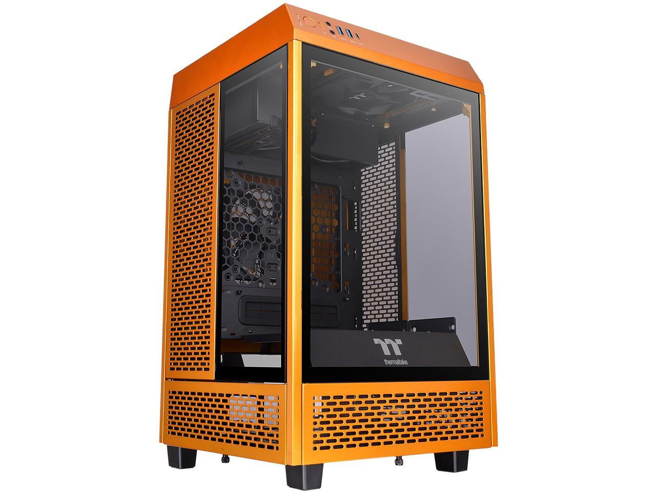 Thermaltake Tower 100 TG Computer Case, Metallic Gold - Walmart.com