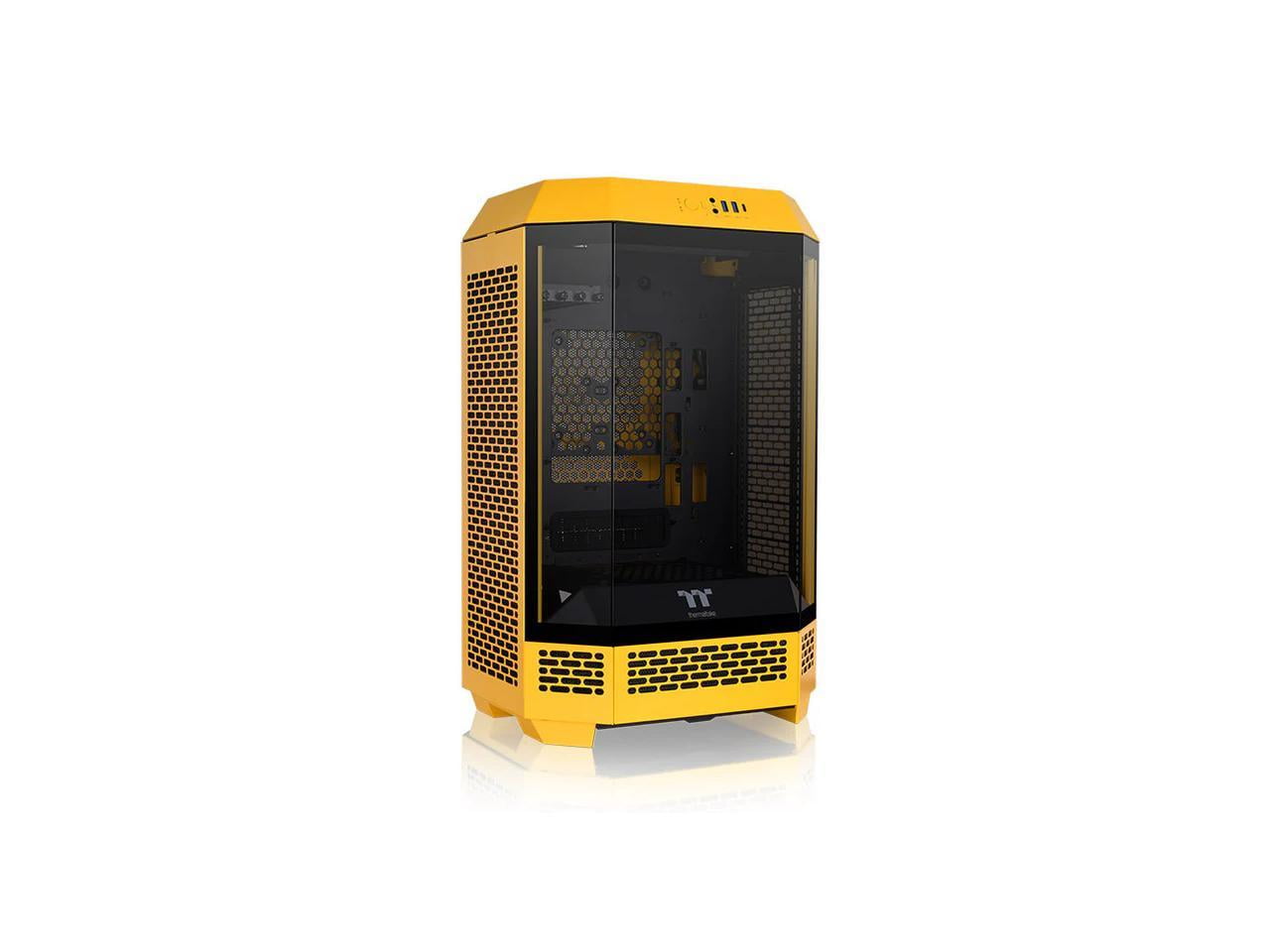 Thermaltake Tower 300 BumbleBee Micro-ATX Case; 2x140mm CT Fan Included ...