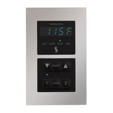 iTempo Plus Square Steam Shower Control in Polished Nickel - Walmart.com