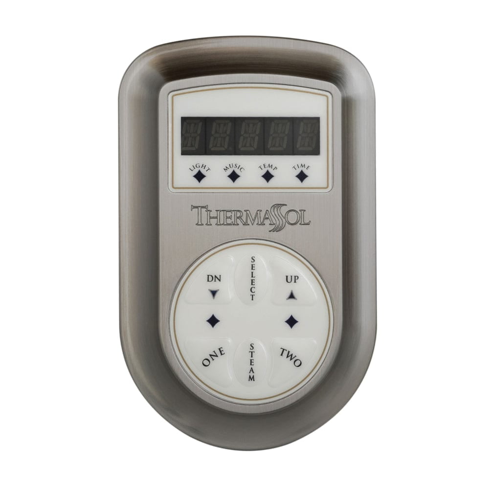 Thermasol Set Signature Programmable Steam Shower Controller - Chrome ...