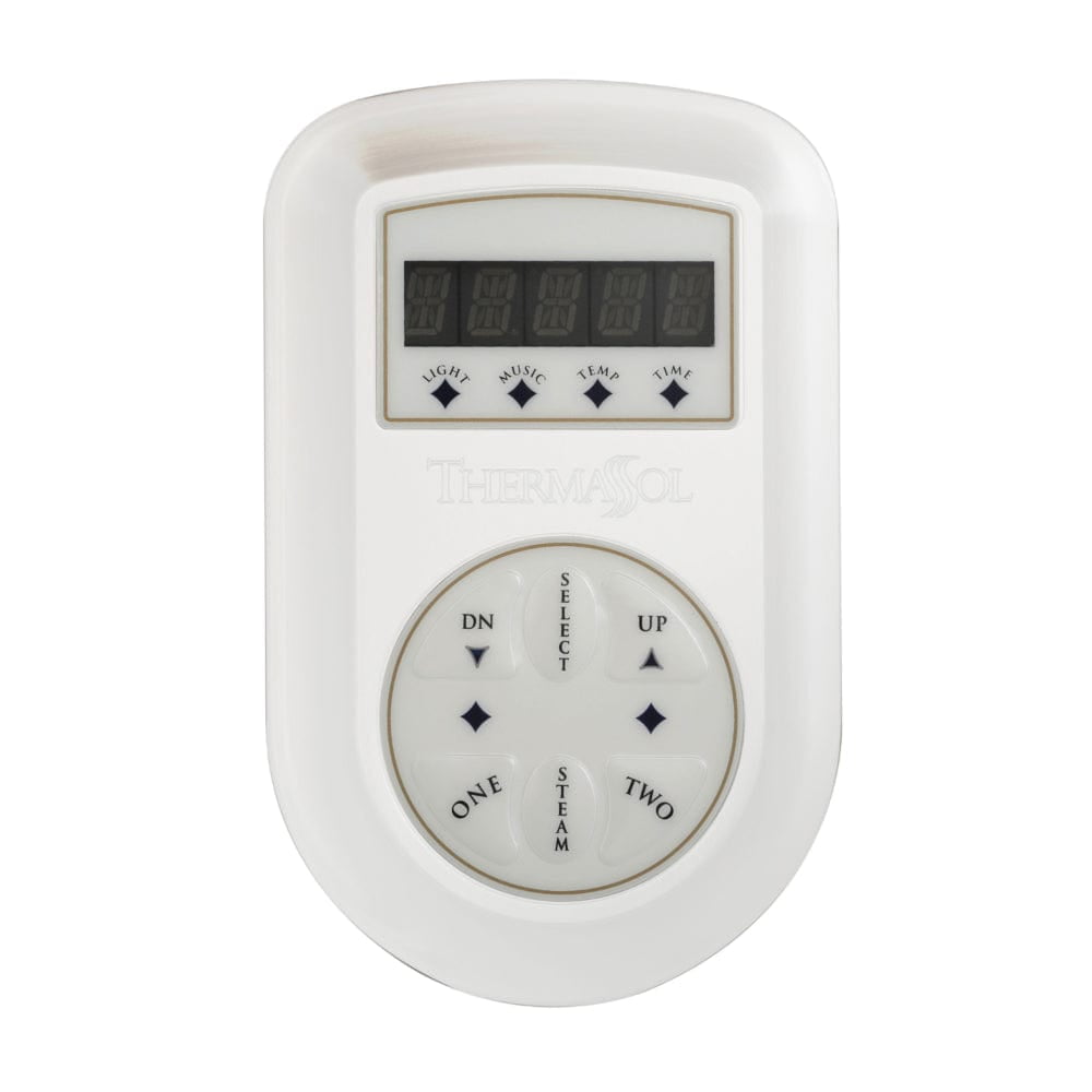 Thermasol Set Signature Programmable Steam Shower Controller - White ...