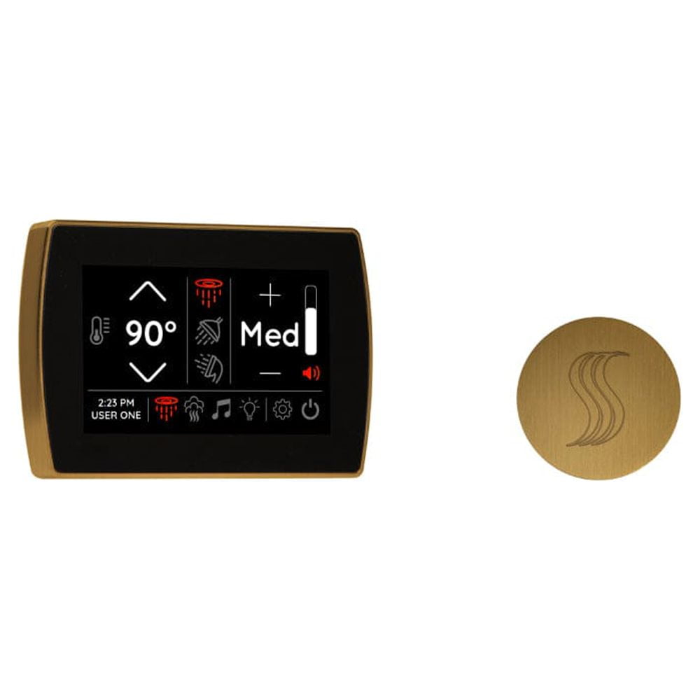 Thermasol Stcm-Svrd Signatouch Lcd Steam Shower Controller - Brass ...