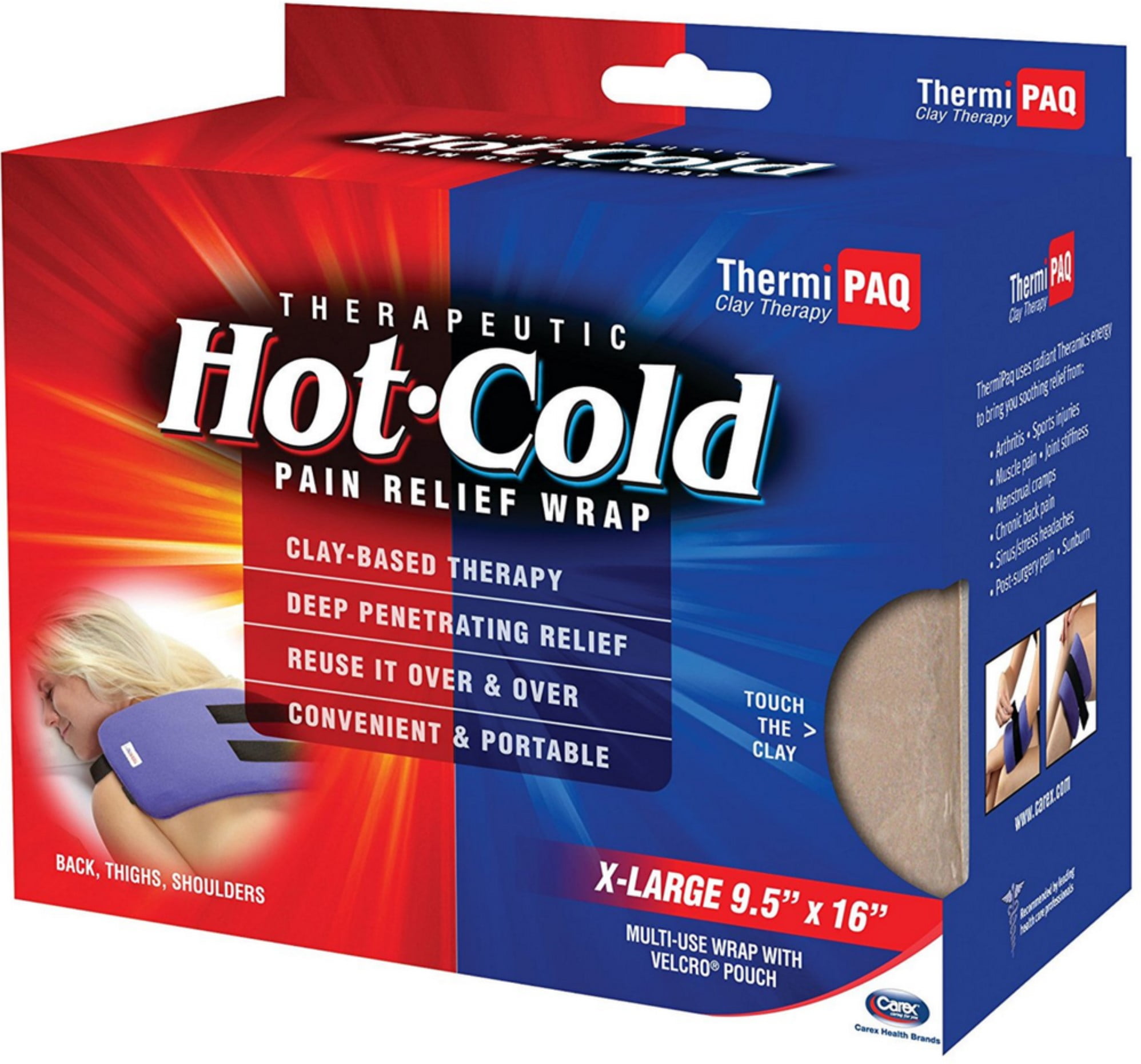 ThermiPaq Hot/Cold Pain Relief Wrap, Xtra-Large Size HSA/FSA Eligible ...
