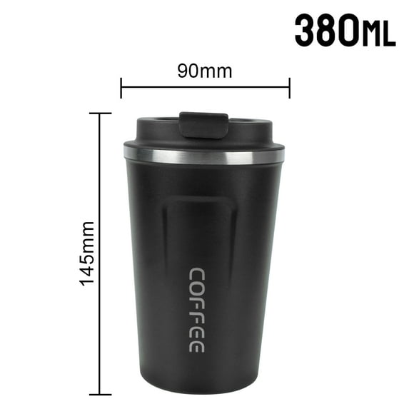Thermo Cafe Double Stainless Steel Coffee Mug for Tea Water Coffee 380 ...