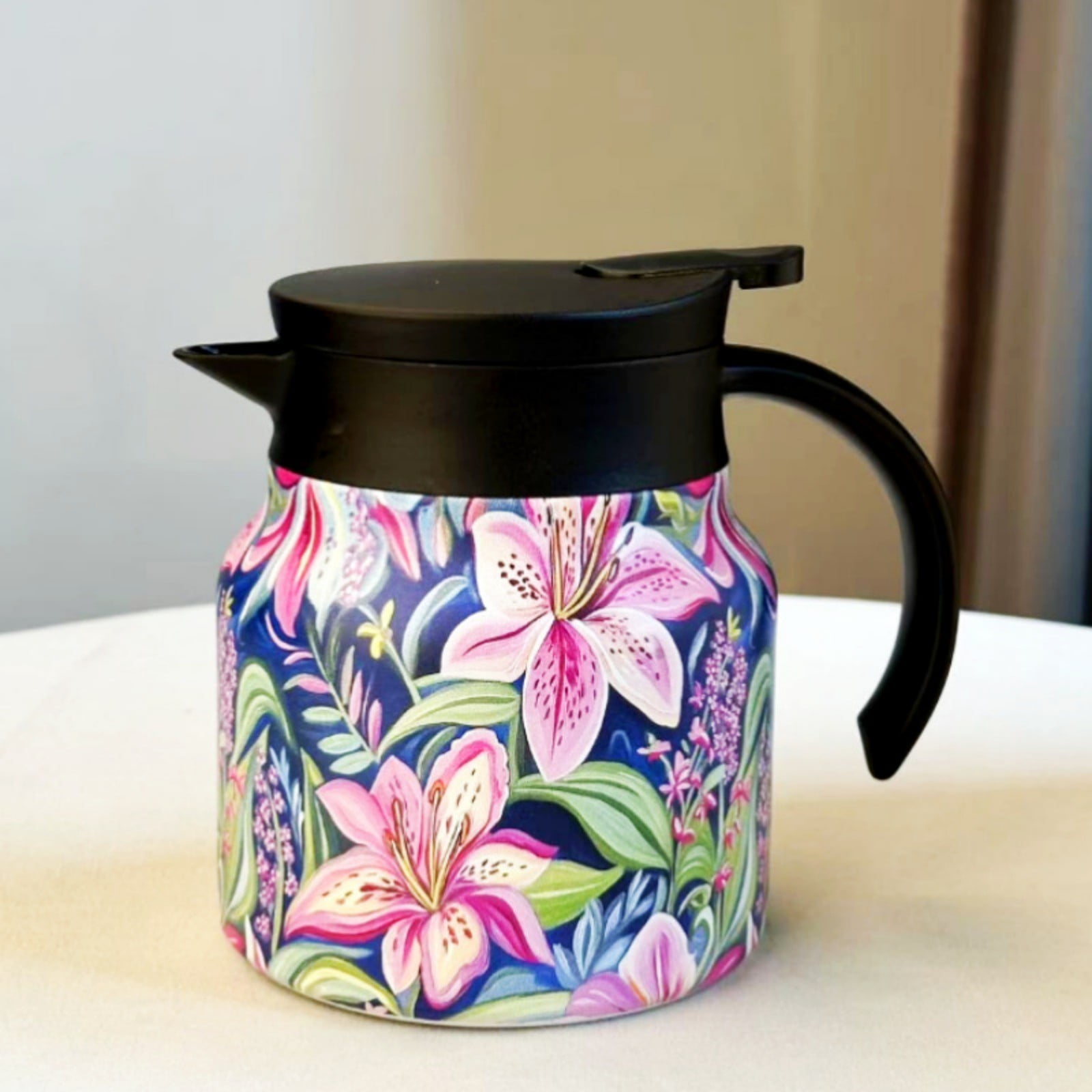 Thermo Jug Stainless Steel Insulated Bottle | Leak-Proof Lid | Hot ...