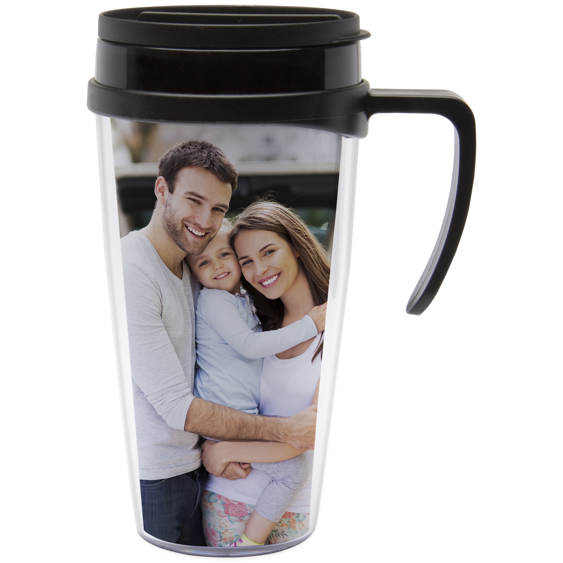 Thermo-Temp 12 oz. Personalized Travel Mug with Photos, Hand Wash ...
