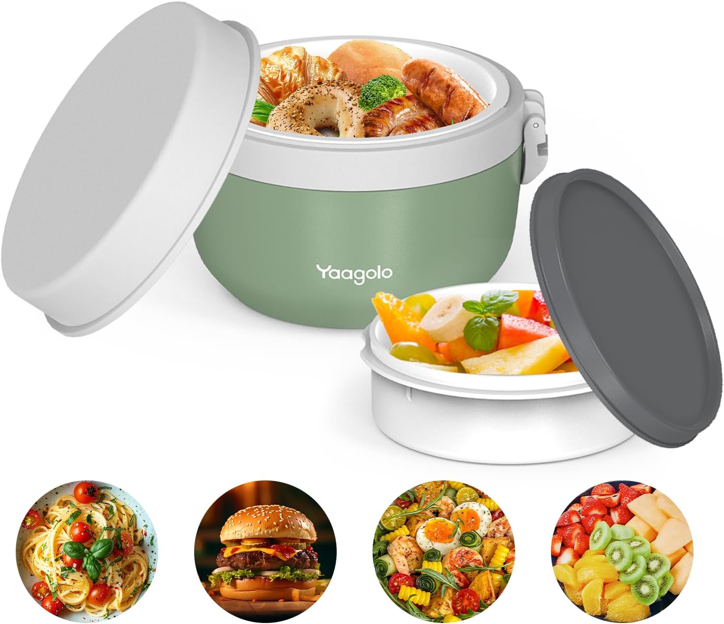 Thermo for Hot Food 28oz, Vacuum Insulated Food Container for Adults ...
