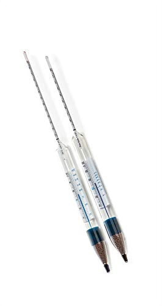 ThermoHydrometer 0/8.5 Plato & 0/50°C Thermometer with NIST Traceable ...