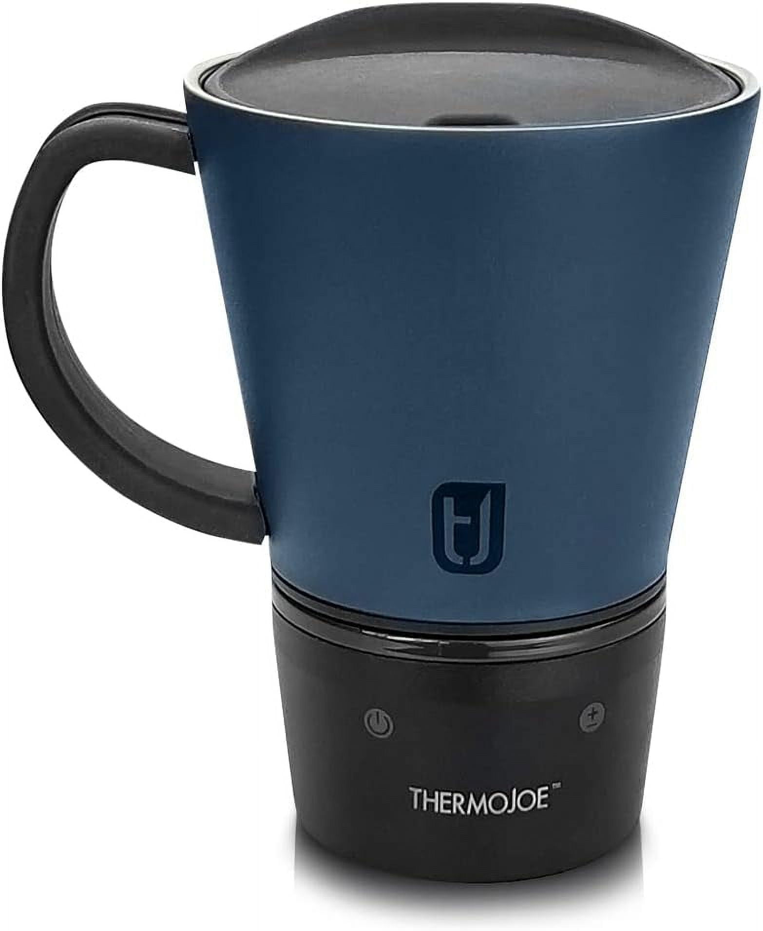 ThermoJoe 14 Oz. Rechargeable Heated Smart Thermo Mug for Coffee and ...