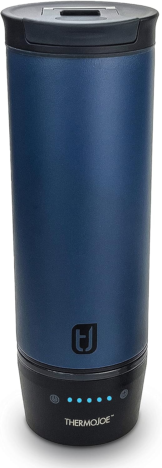 ThermoJoe 16 Oz. Rechargeable Heated Smart Travel Mug for Coffee and ...
