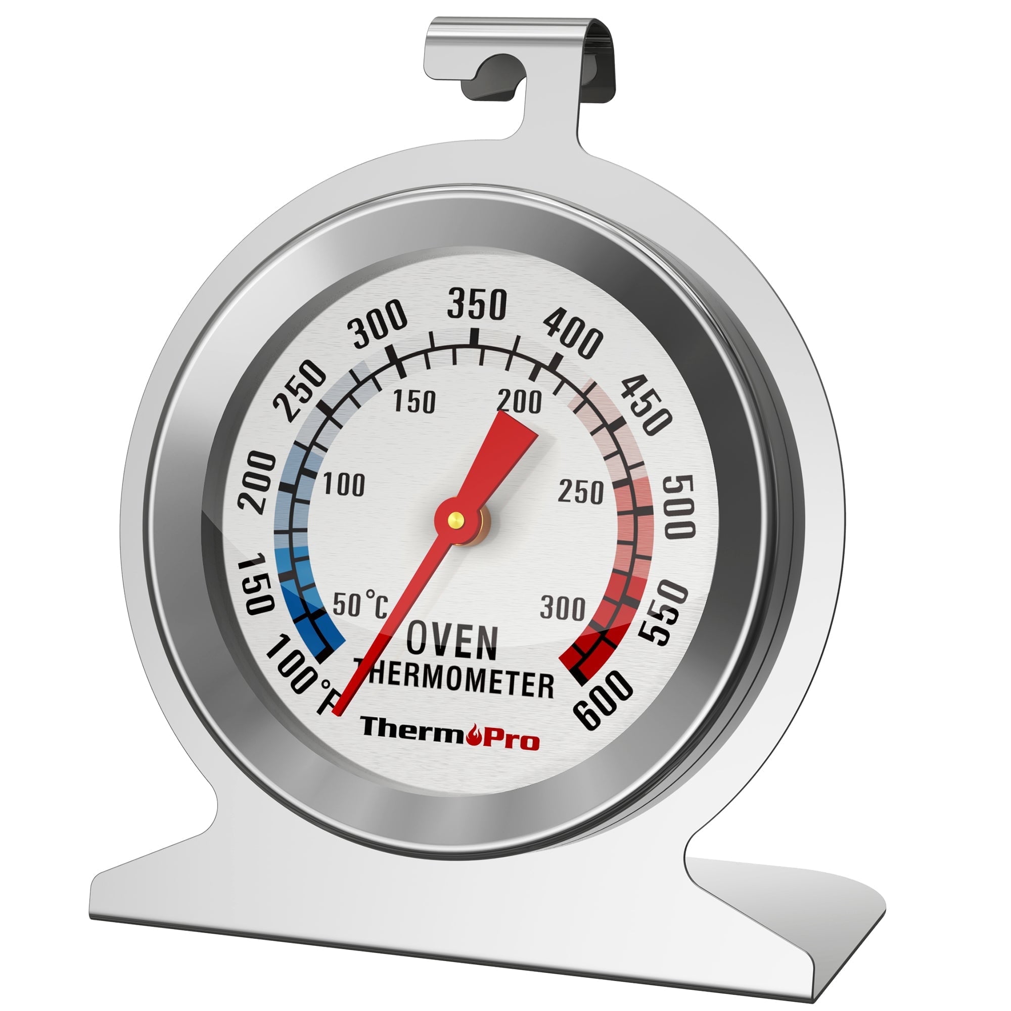 ThermoPro Oven Safe Thermometer for Gas Oven, 50-300°C/100-600°F in ...