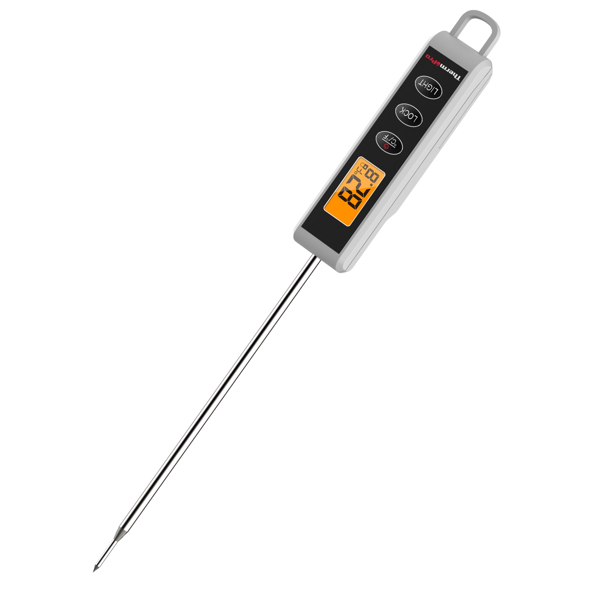 ThermoPro Digital Meat thermometer, LCD Display with Backlight for ...