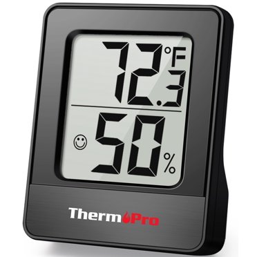 Indoor Outdoor Thermometer 2 in 1 Temperature Humidity Gauge Analog ...