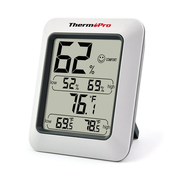 ThermoPro TP50 Indoor thermometer Humidity Monitor Weather Station with ...