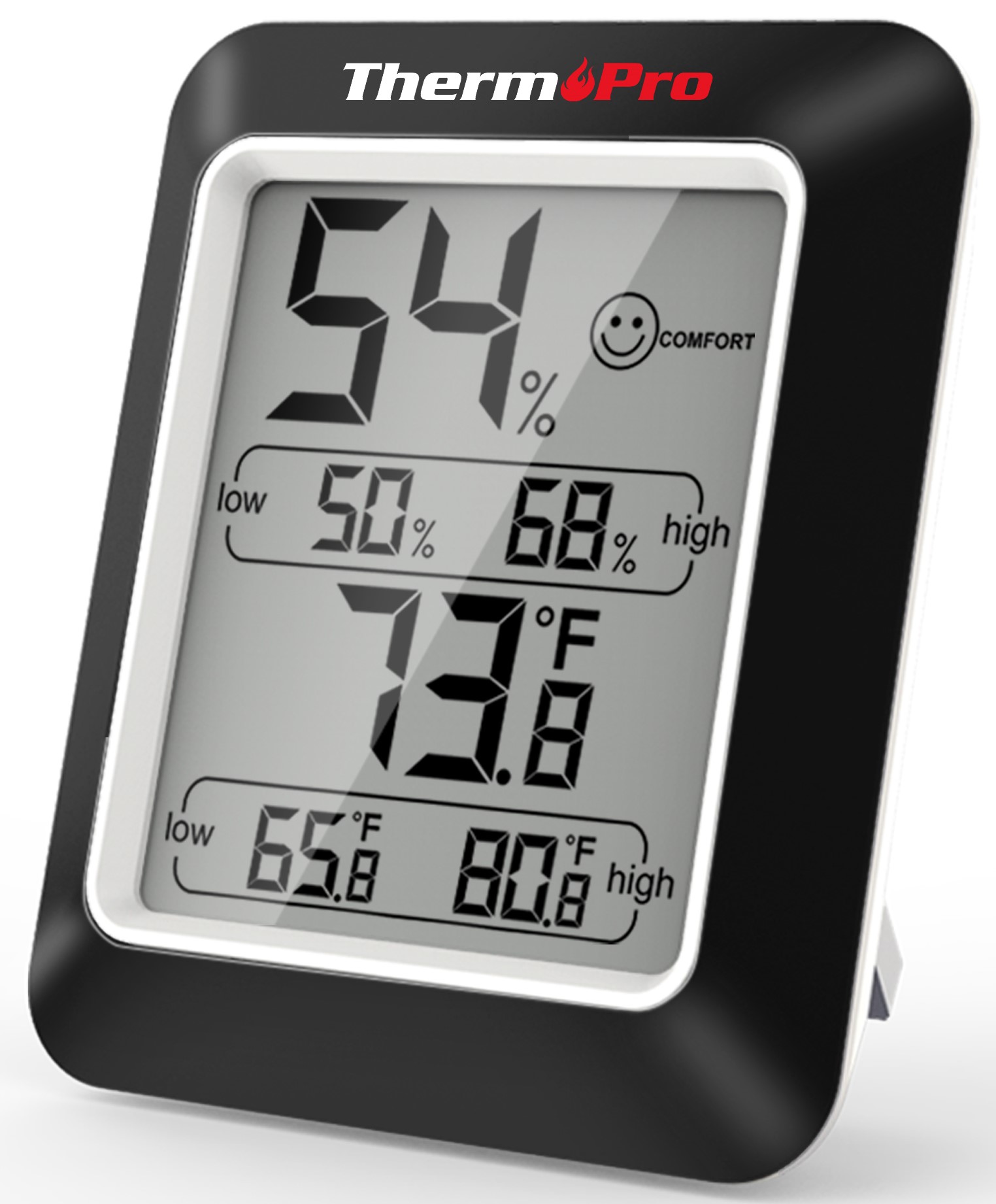 ALEKO WJ10 Wall-Mounted Pine Wood Thermometer and Hygrometer - Walmart.com