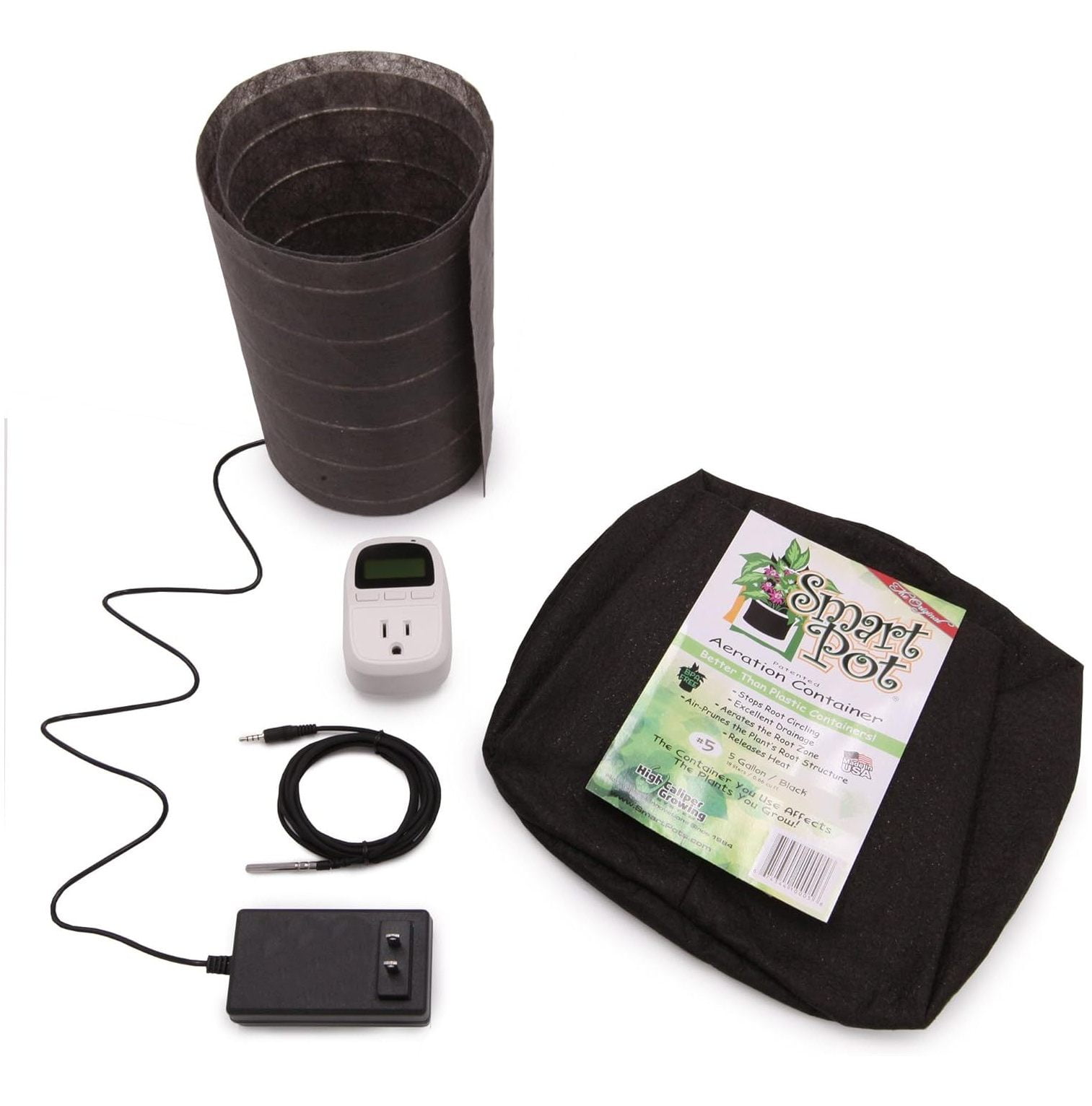 ThermoSoil RootWarmer Root Zone Heating Kit – in-Pot Root Warmer and Plant Temperature Control ...