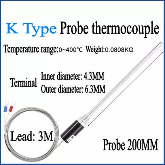 Thermocouple Temperature Sensor Probe Pt100 200Mm For Reliable ...