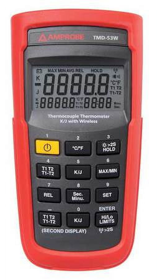 Thermocouple Thermometer, Amprobe, TMD-53W - Walmart.com