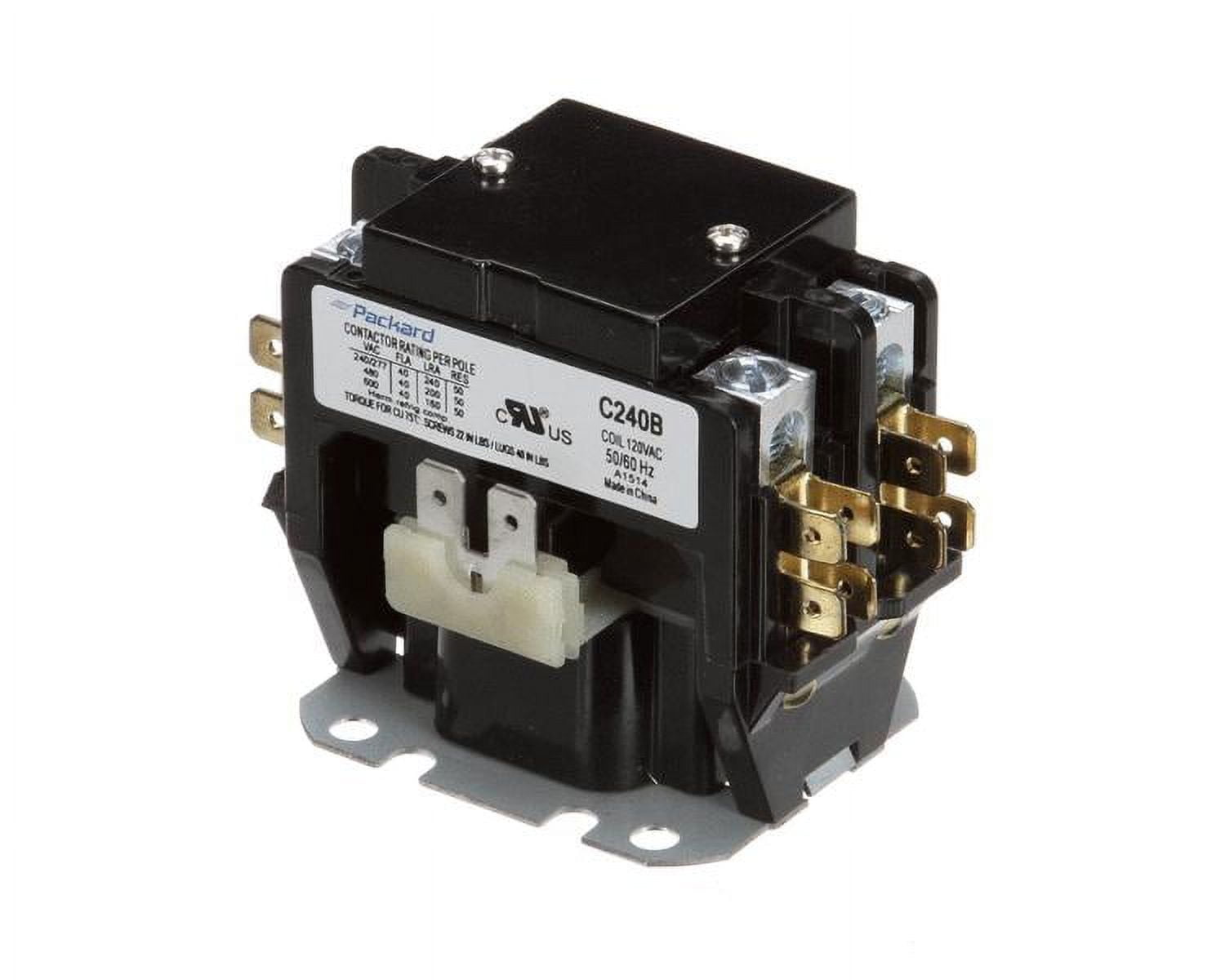 Thermodyne 90655 2 Pole Furnas Contactor, 120V - Walmart.com