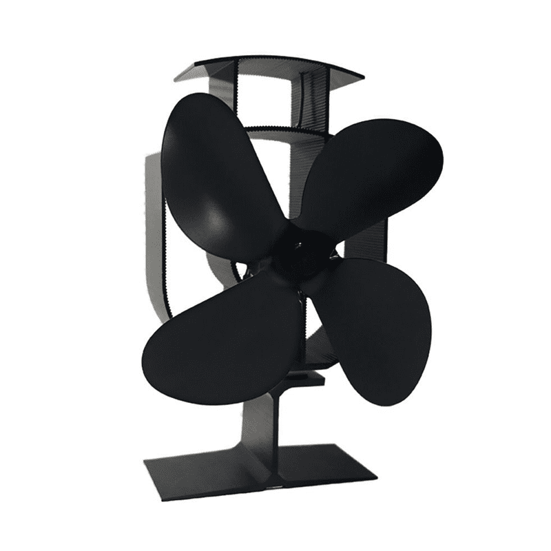Thermoelectric Stove Fan Self Powered Heat Powered Fireplace Fan Auto ...