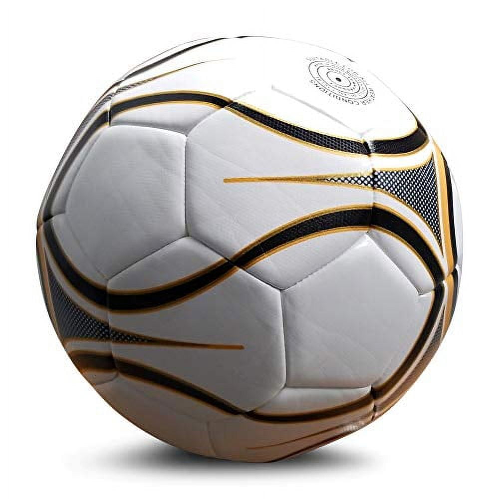 Thermofusion Match Soccer Ball (4, Gold/Black) - Walmart.com