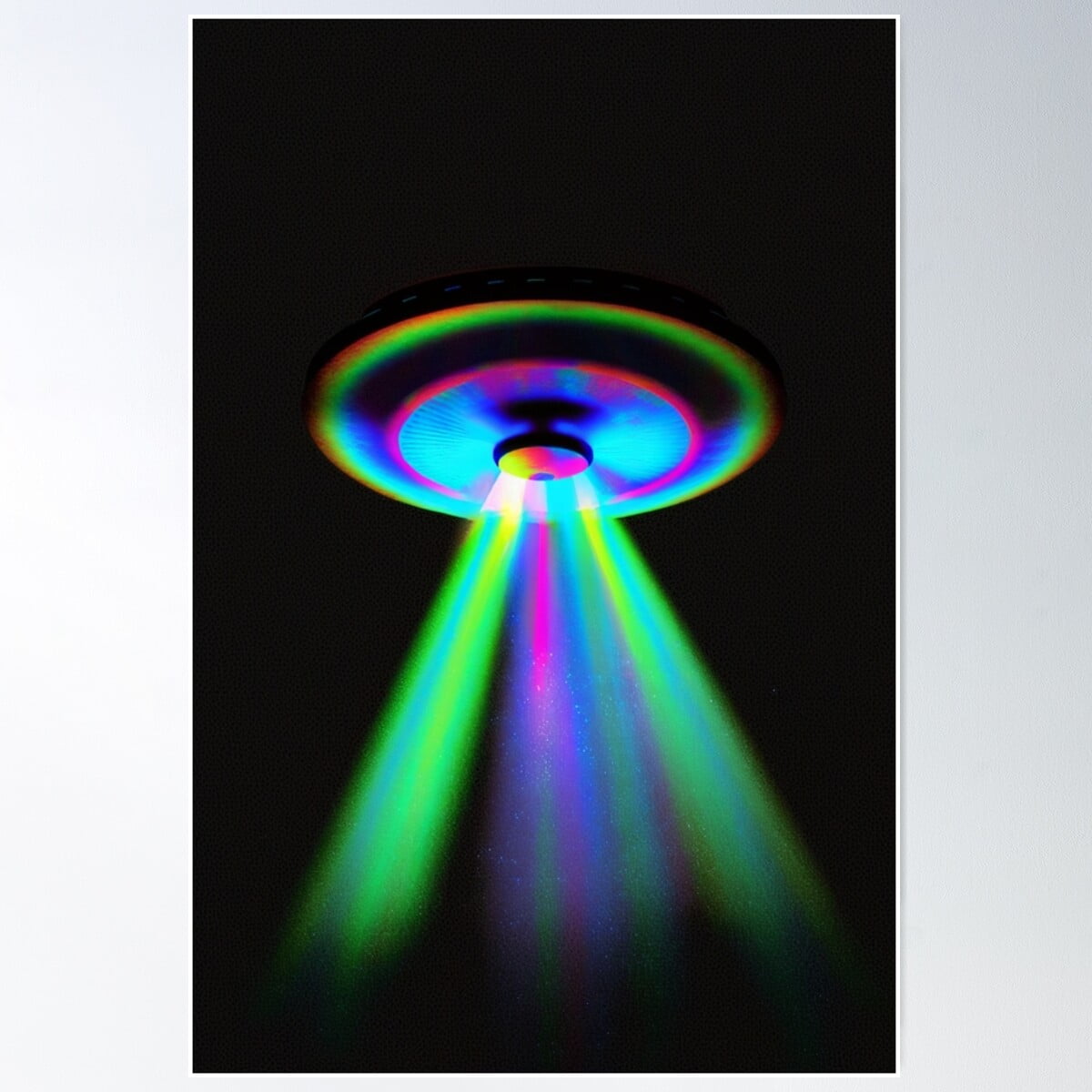 Thermography Ufo Art Poster Wall Art, Modern Wall Decor For Living Room ...