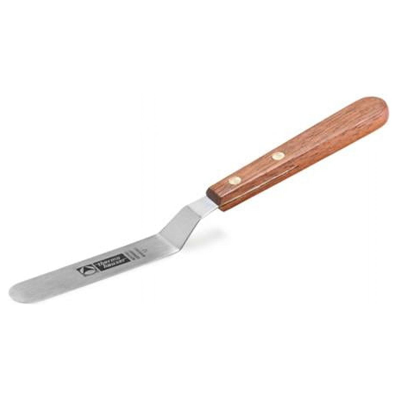 Thermohauser Spatula Angular with Wooden Handle, 4 in. - Set of 6 ...