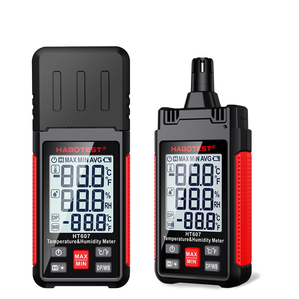 Thermohygrometer HT607 Digital Hygrometer Temperature Humidity Meter ...