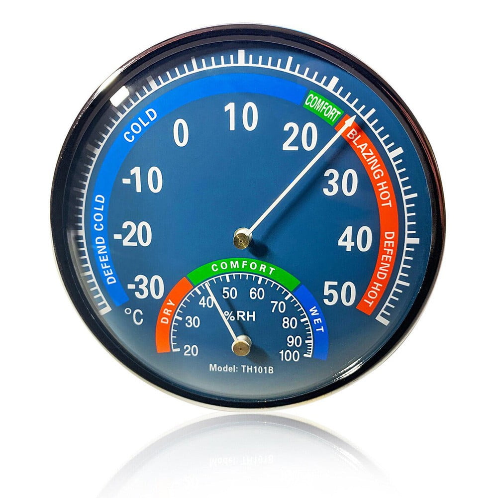 Thermohygrometer Indoor Thermometer Hygrometer Large Display Two-In ...