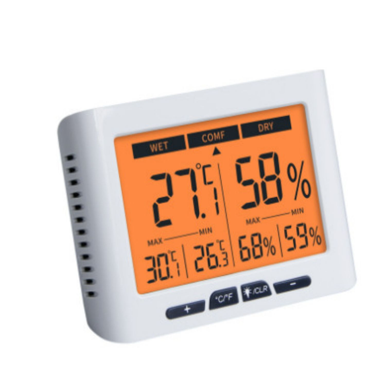 Thermohygrometer, high precision, wall-mounted indoor, household baby ...