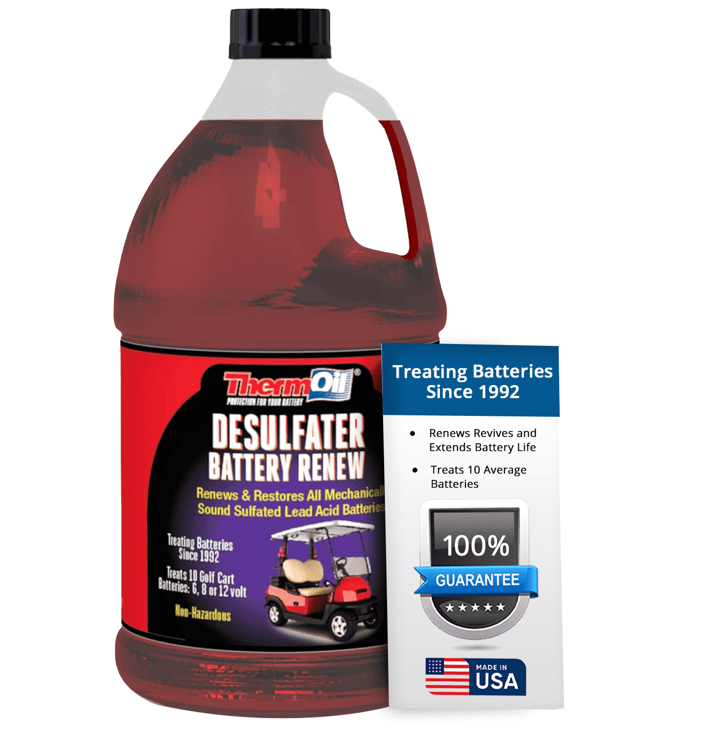 ThermOil Battery DeSulfater, Restores Lead-Acid Batteries, Treats 6-12V ...