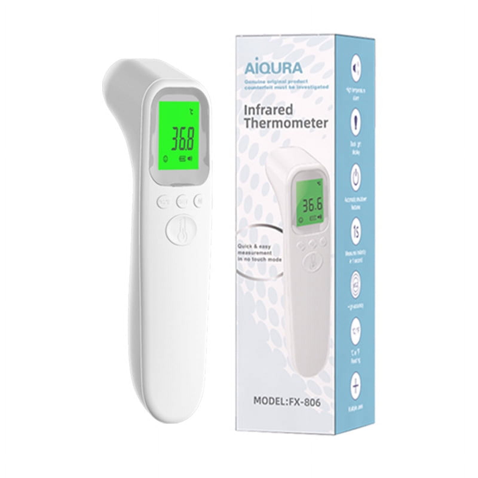 Thermometer for Adults Forehead, clleylise Non Contact Thermometer ...