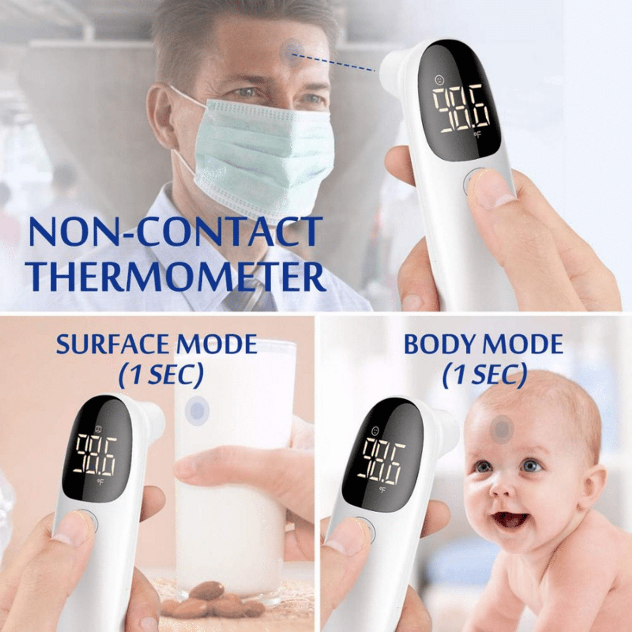 Thermometer - Forehead Thermometer - Thermometer for Adults - Digital ...