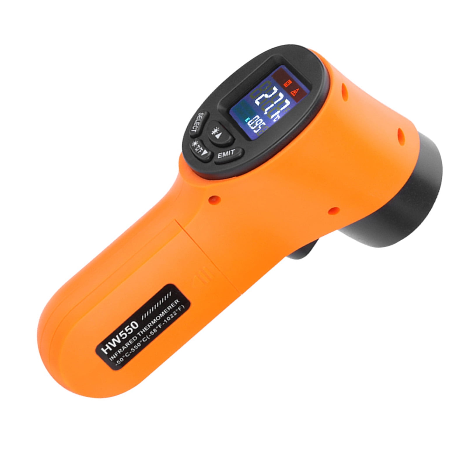 Thermometer Handheld -50~550 Degrees Celsius Infrared Thermometer 12:1 ...