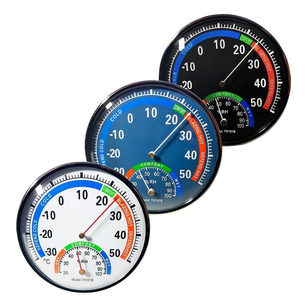 Thermometer Hygrometer Analog Humidity Meter Indoor Thermohygrometer ...