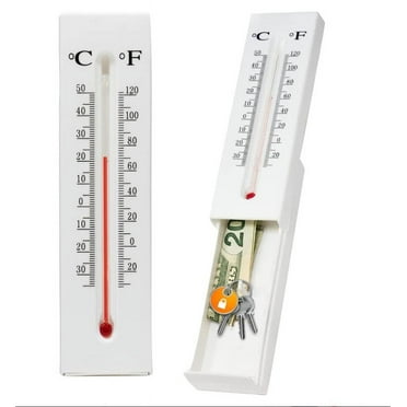 NUOLUX Stick On Window Thermometer Temperature Indoor/Outdoor ...