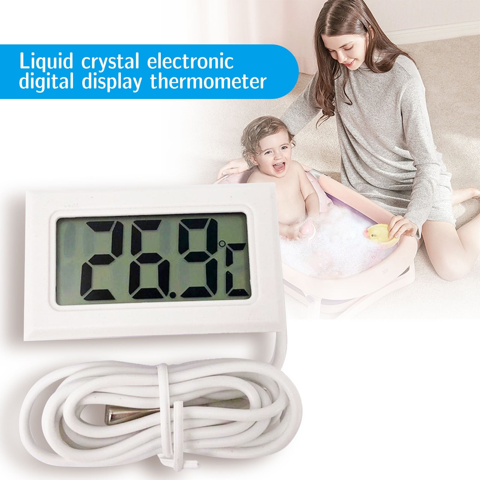 Thermometer Mini Embedded Electronic Digital Display Fish Tank ...