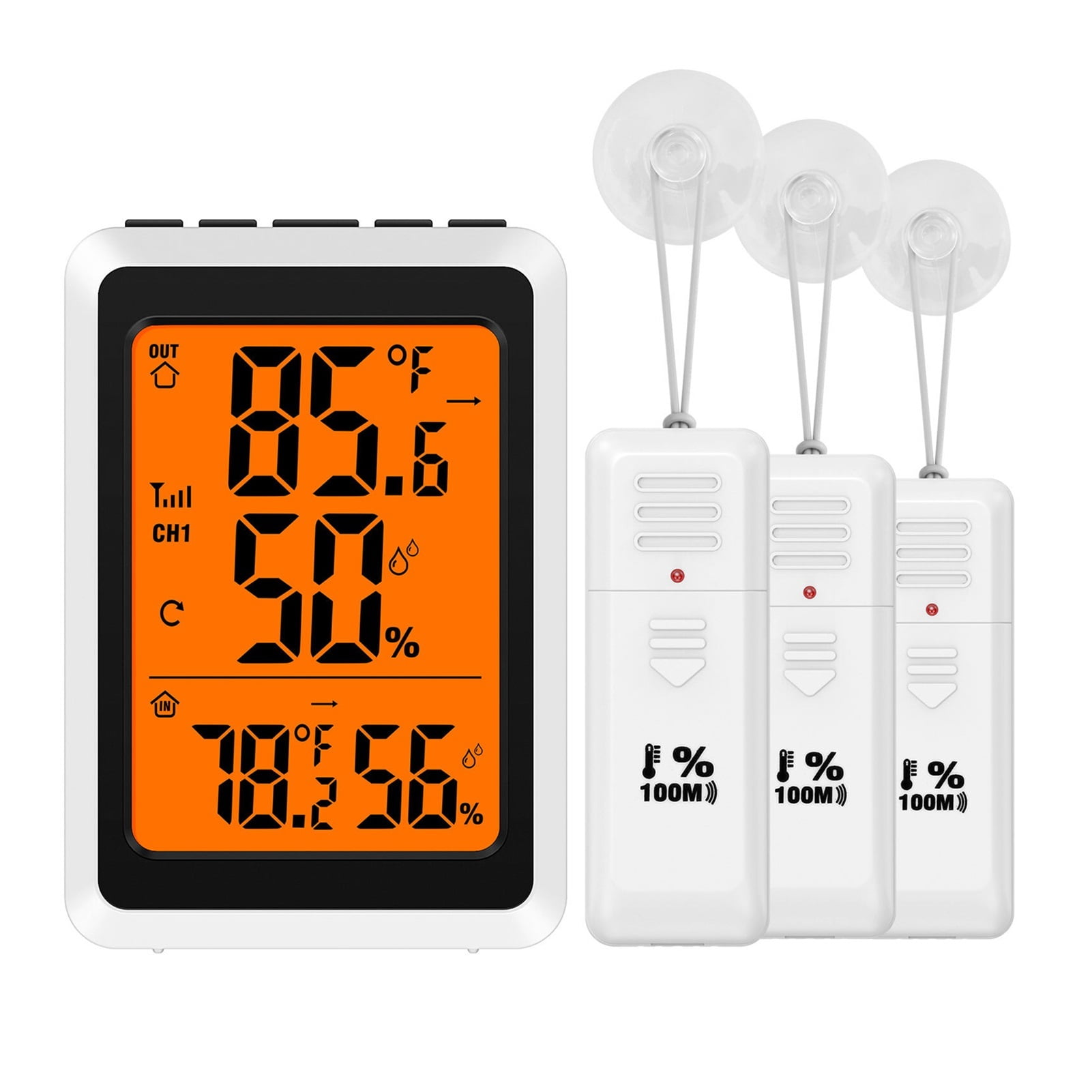 Thermometer Outdoor Hygrometer Home Wireless Digital Thermometer ...