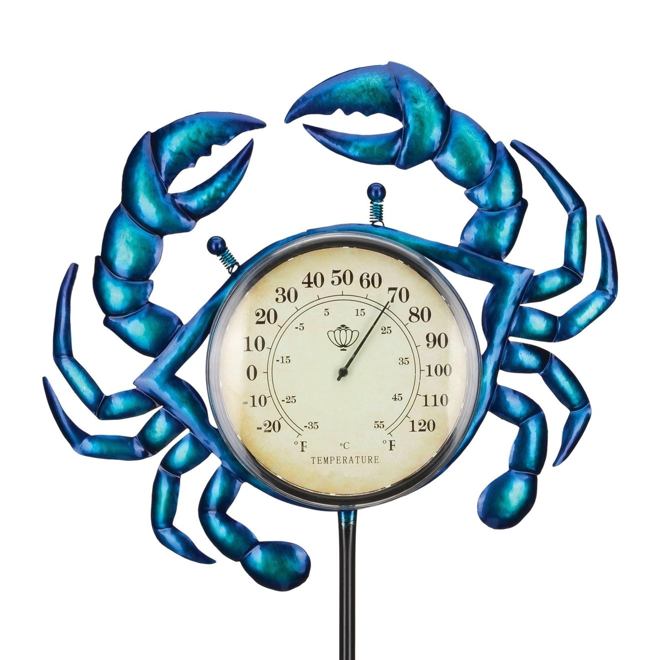 Thermometer Solar Stake - Crab - Walmart Business Supplies