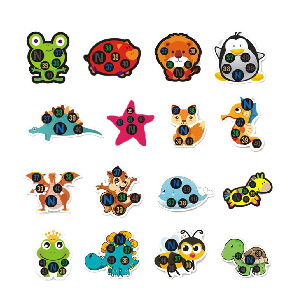 Thermometer Temperature Stickers, Paper Material, Compact 5x5cm, Ideal ...