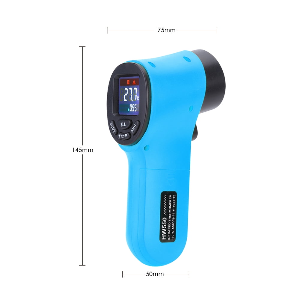 Thermometers,Screen Thermometer -50~550 Infrared Handheld Meter Meter ...