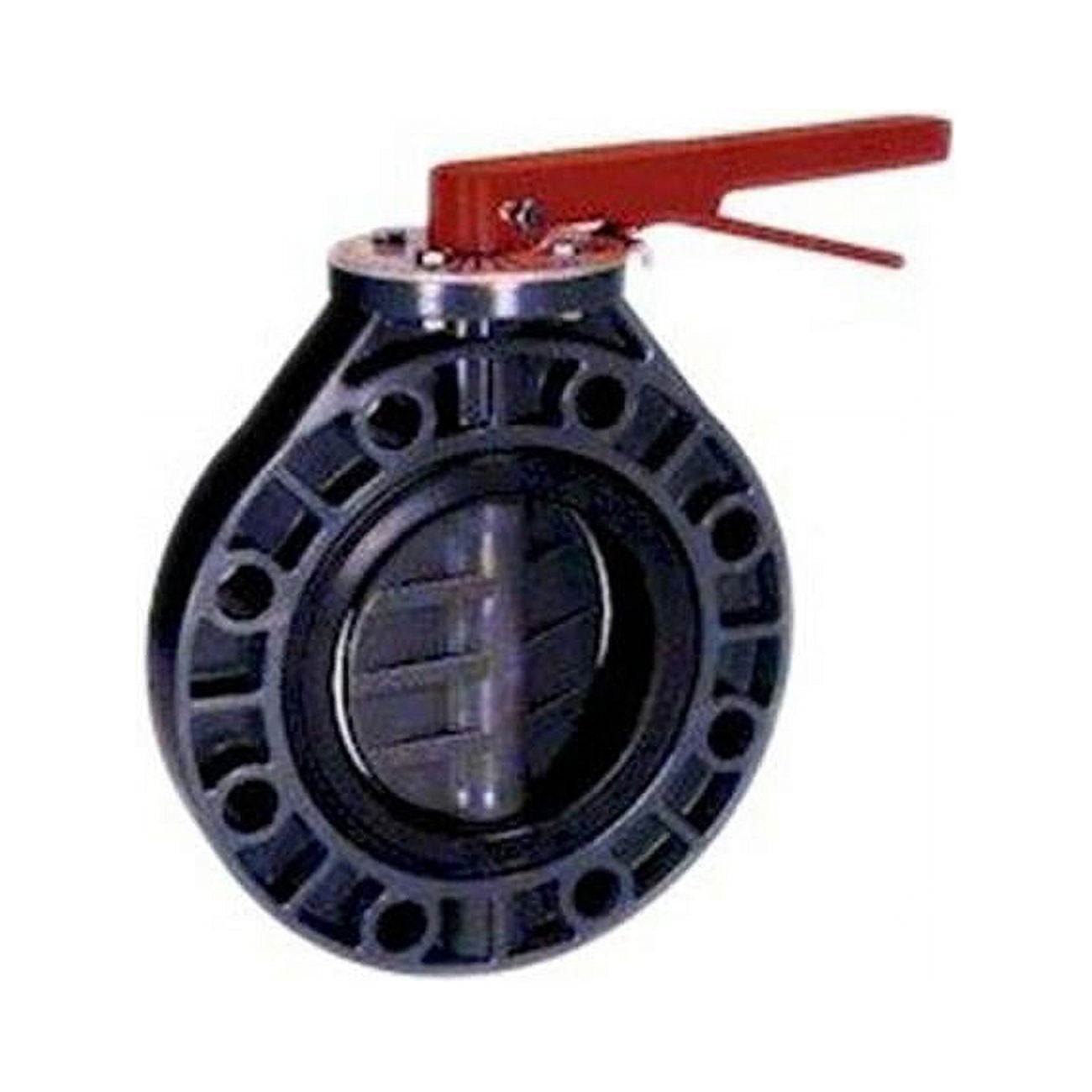 Thermoplastic 0400ASPXOEEWML 4" PVC Butterfly Valve with Handle ...