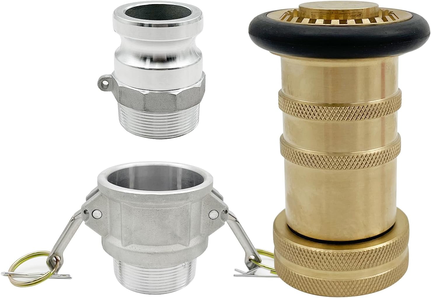 Thermoplastic Fire Hose Nozzle with NPSH/NPT Connection, Spray Jet Fog ...