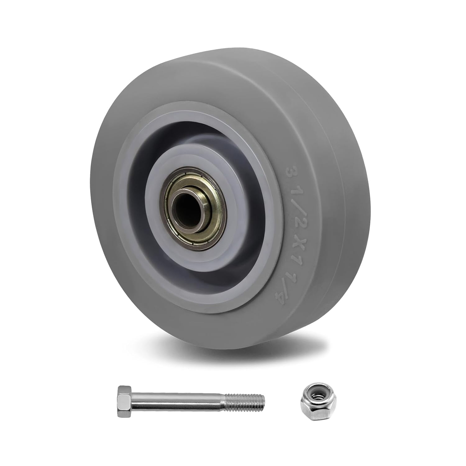 Thermoplastic Rubber Caster Wheels – Heavy Duty, Bearing, Non-Marking ...