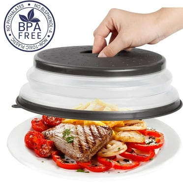 DISEN Reusable Collapsible Microwave Cover, Dishwasher-Safe, BPA-Free ...