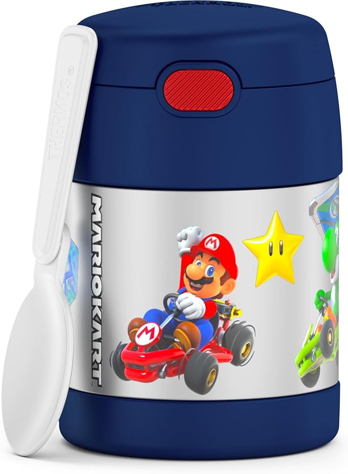 Thermos 10 oz. Kid's Funtainer Insulated Stainless Food Jar - Mario ...