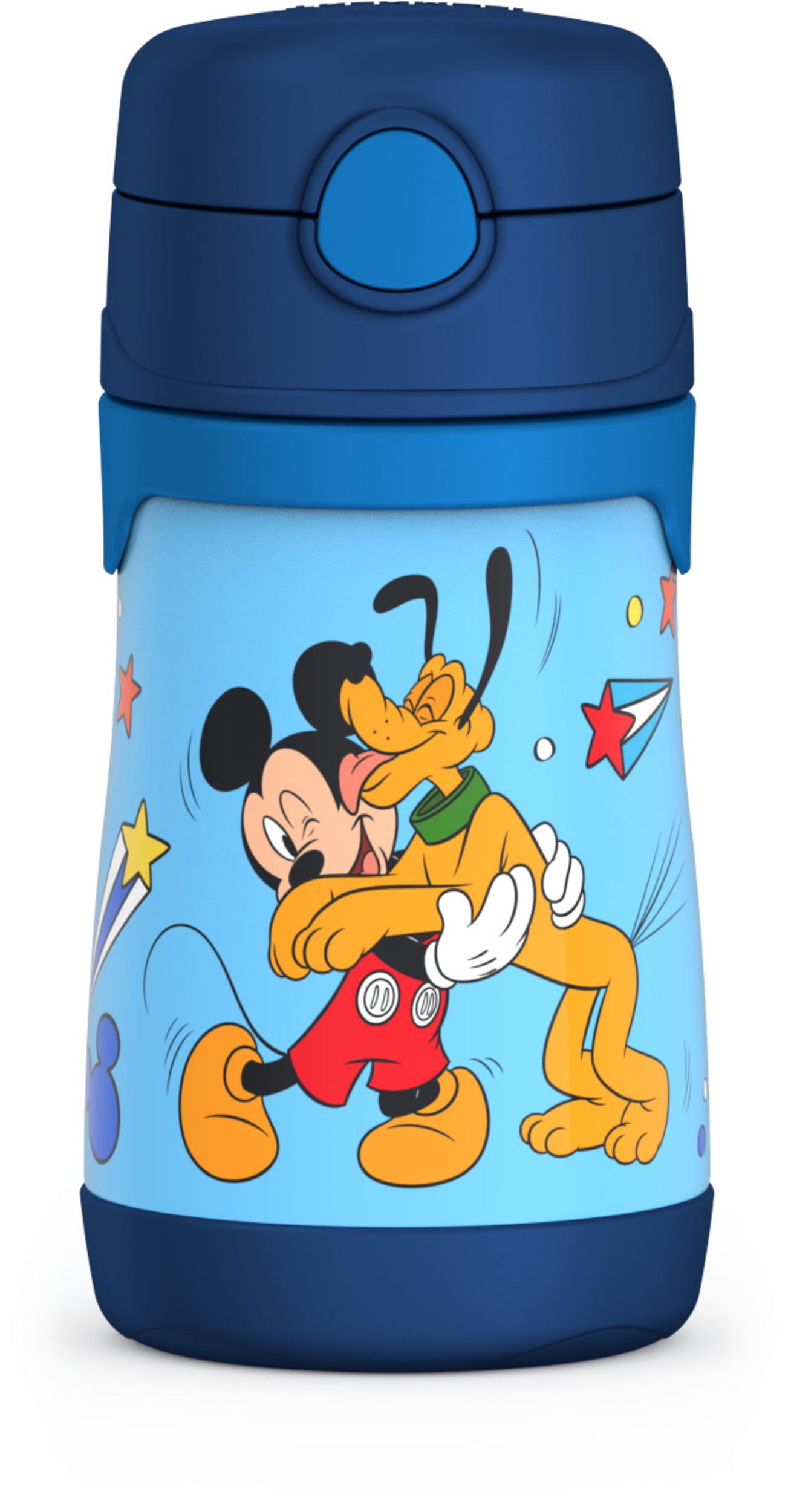Thermos Vacuum Insulated Stainless Steel Straw Bottle for Kids 10 oz ...